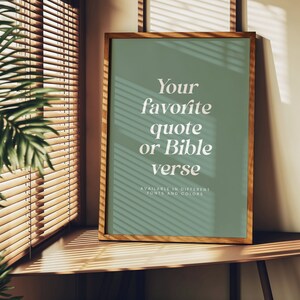 Custom Scripture Wall Art Personalized Housewarming Gift Christianity ...