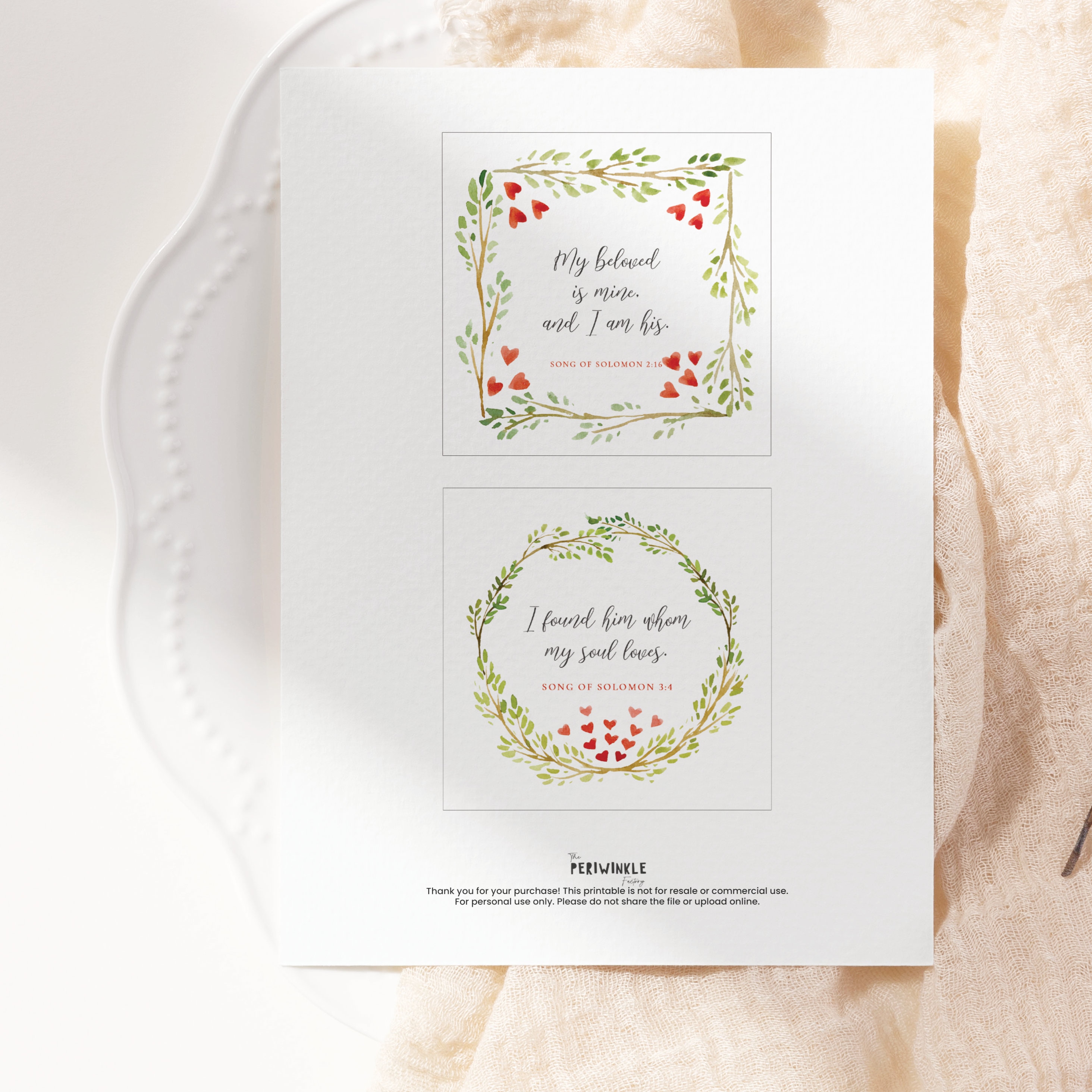 Wedding Bible Verses DIY Wedding Scripture Cards Christian Wedding ...