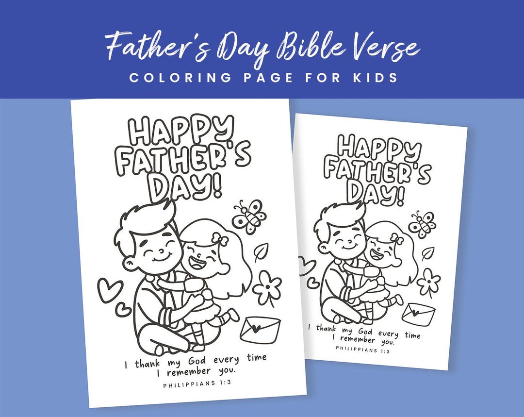 Christian Fathers Day Activity, Fathers Day Bible Craft, Fathers Day ...