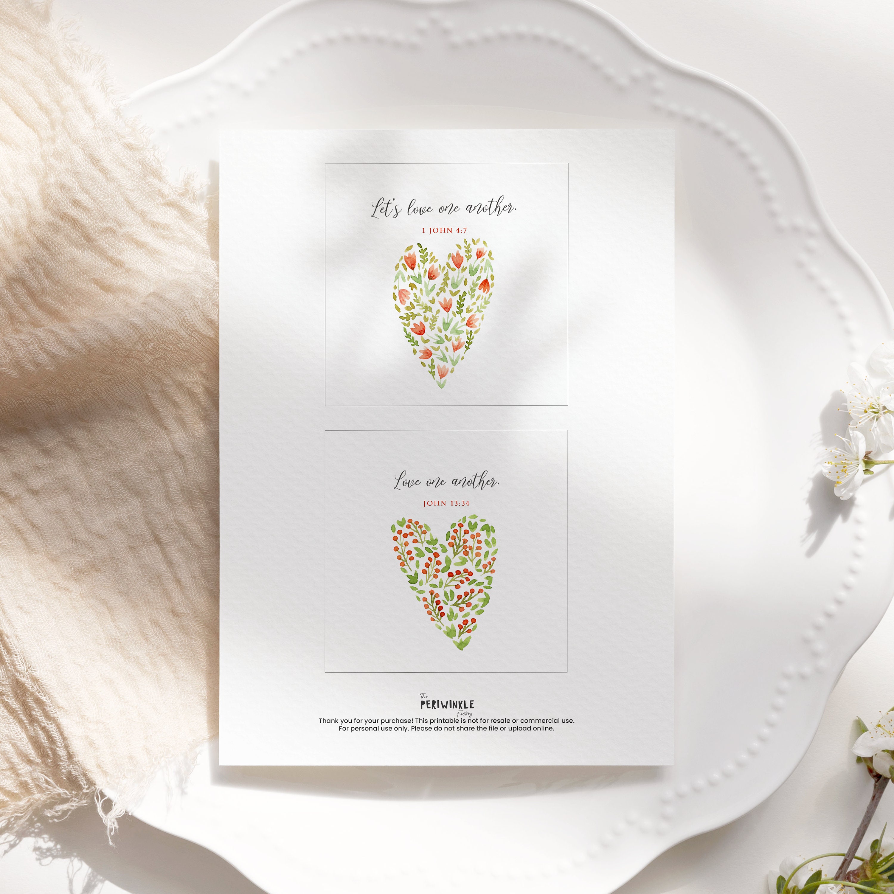 Love Bible Verse Cards, Valentines Scripture Cards, Valentines Bible ...