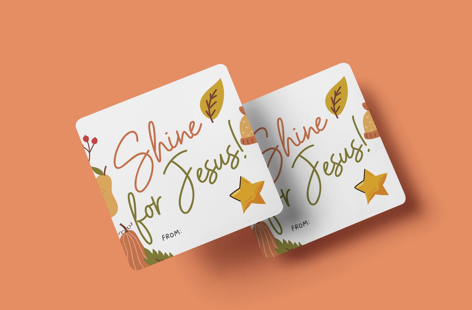 Shine for Jesus Gift Tag, Christian Halloween Gift Tag for Kids, Trunk ...