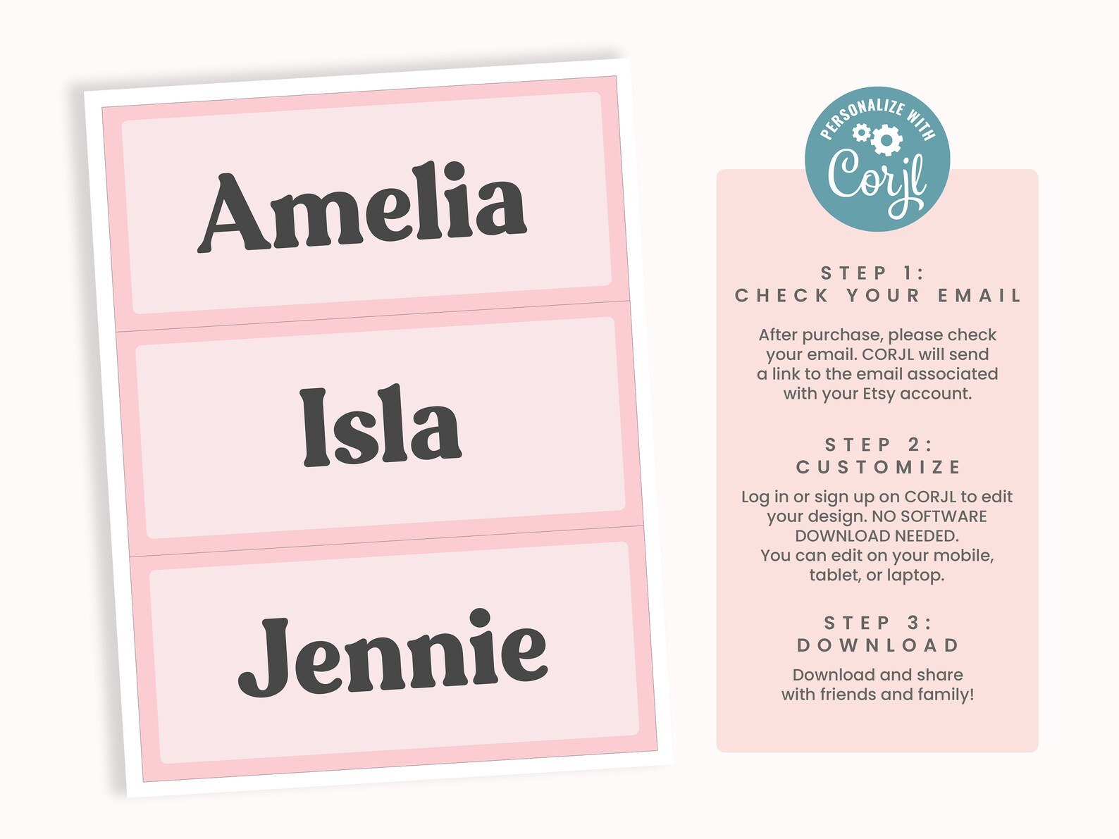 Editable Student Name Tags, Pastel Classroom Name Tags for Kids ...