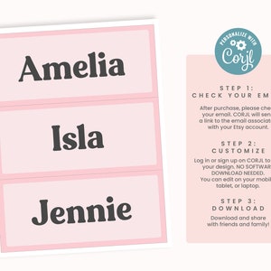 Editable Student Name Tags, Pastel Classroom Name Tags for Kids ...