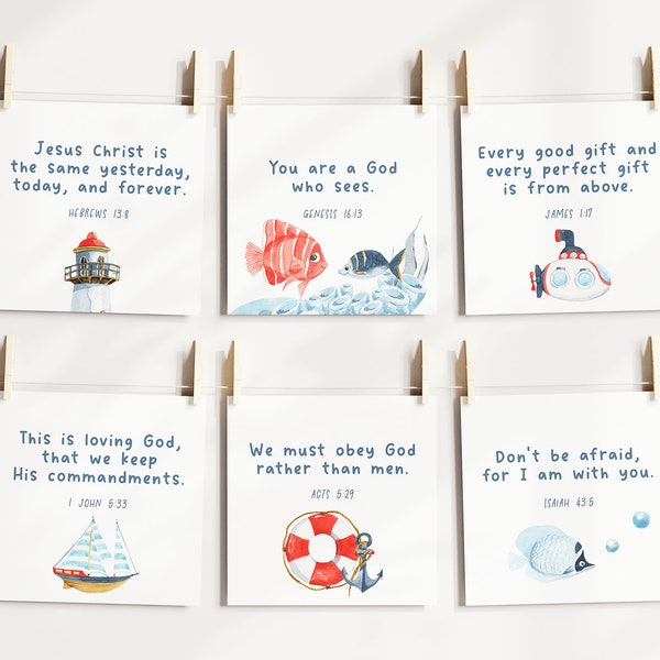 Bible Verse for Kids Birthday - Etsy