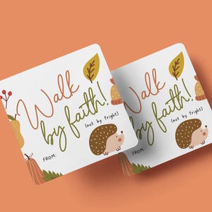 Christian Halloween Gift Tag for Kids, Halloween Bible Verse Cards ...