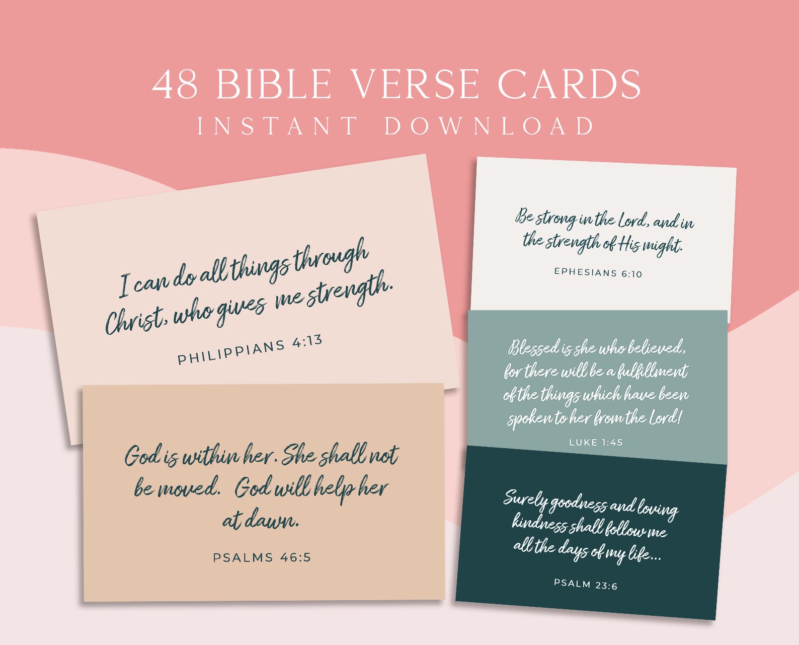 Bible Verse Cards, Scripture Cards, Memory Verse, Women, Scrapbooking ...