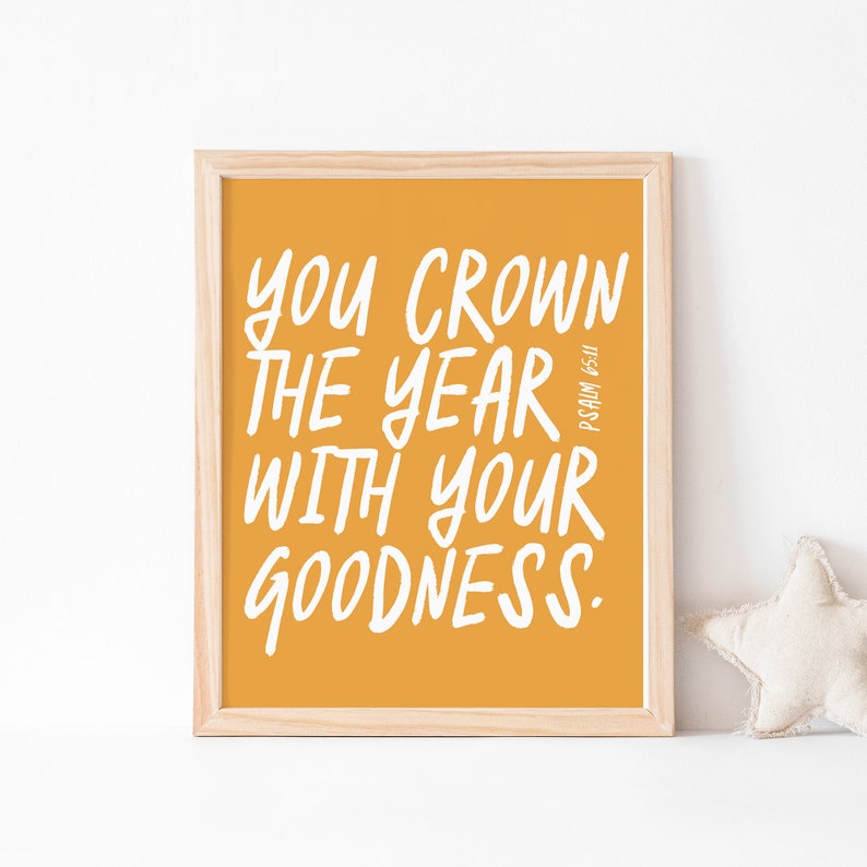 Bible Verse Wall Art, Scripture Wall Art, Blessings Wall Decor, Good is ...