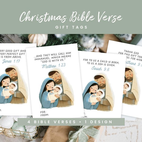 Scripture Gift Tag - 60+ Gift Ideas for 2025