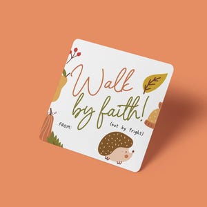 Christian Halloween Gift Tag for Kids, Halloween Bible Verse Cards ...