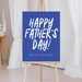 Happy Father's Day Sign, Happy Father's Day Poster, Party Welcome Sign ...