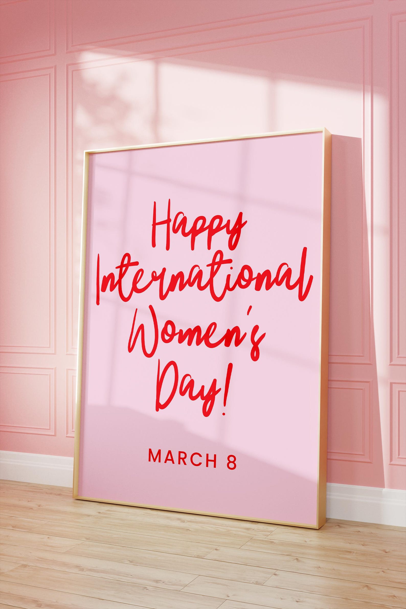 Happy International Women's Day Sign, International Women Day, Women's ...