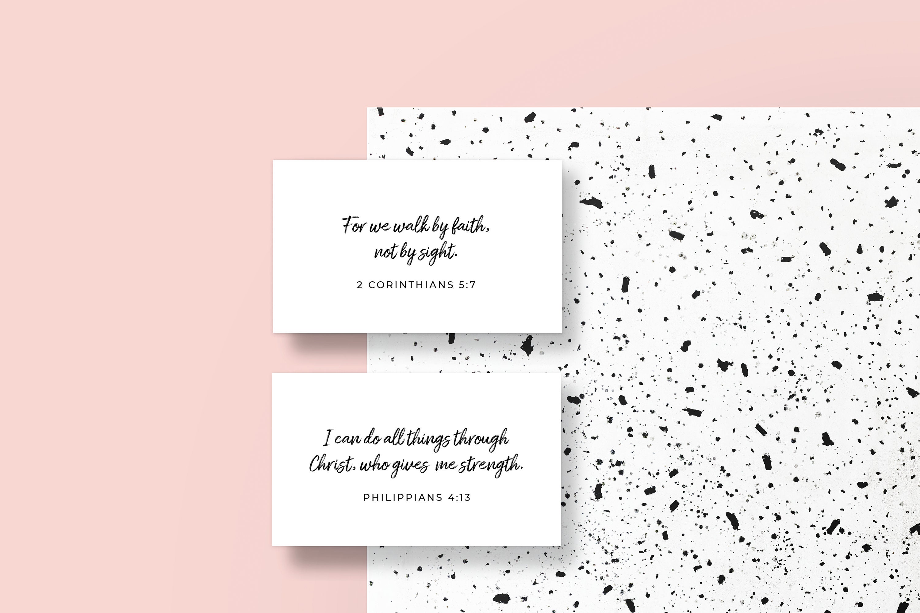 48 Scripture Cards, Memory Verse, Encouraging Bible Verse Cards for ...