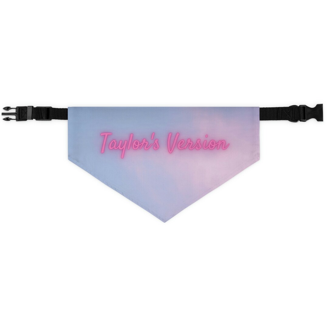 Taylor's Version Pet Bandana Collar Taylor Swift Dog - Etsy
