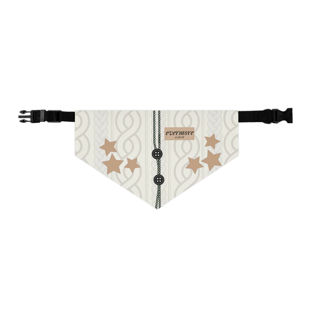 Evermore Cardigan Pet Bandana Collar Taylor Swift Dog - Etsy