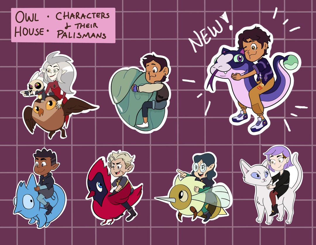 Owl House Palisman & Familiar Stickers - Etsy