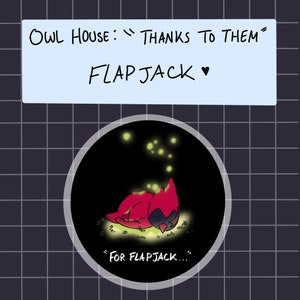 Owl House Flapjack (thanks to Them) Sticker - Etsy