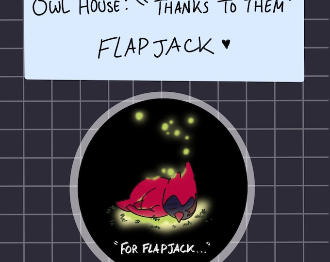 Holographic Owl House Flapjack Keychain - Etsy