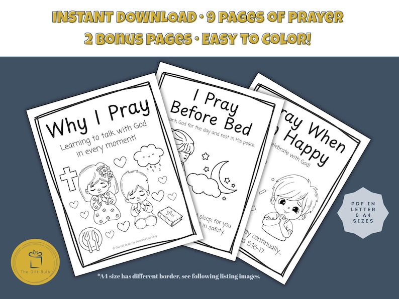 Why I Pray - Christian Coloring Pages for Kids | Printable Bible ...
