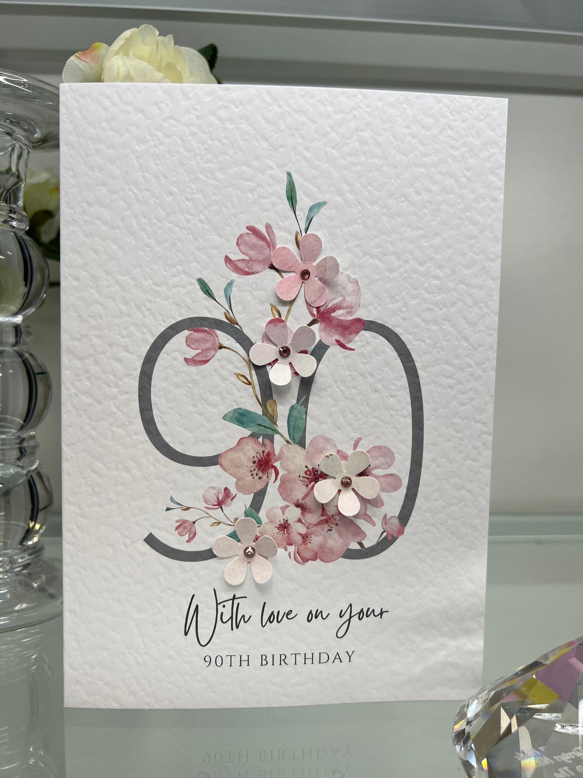 90th Birthday Card Ninetieth Birthday Card 90th Card Happy - Etsy