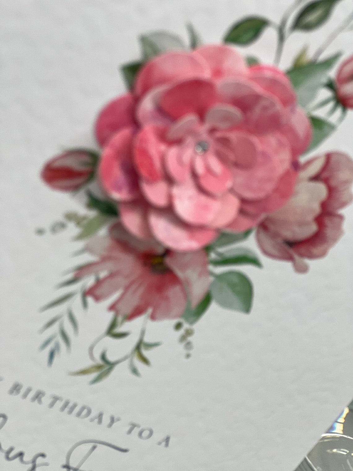Fabulous Friend Card, 3D Flower, Best Friend Card, Close Friend Card ...