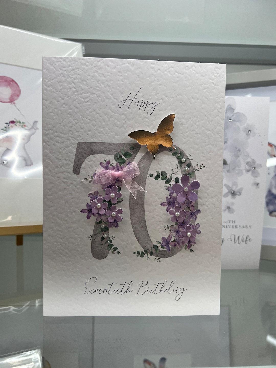 70th Birthday Card, Seventieth Birthday Card, 70th Card, Happy 70th ...