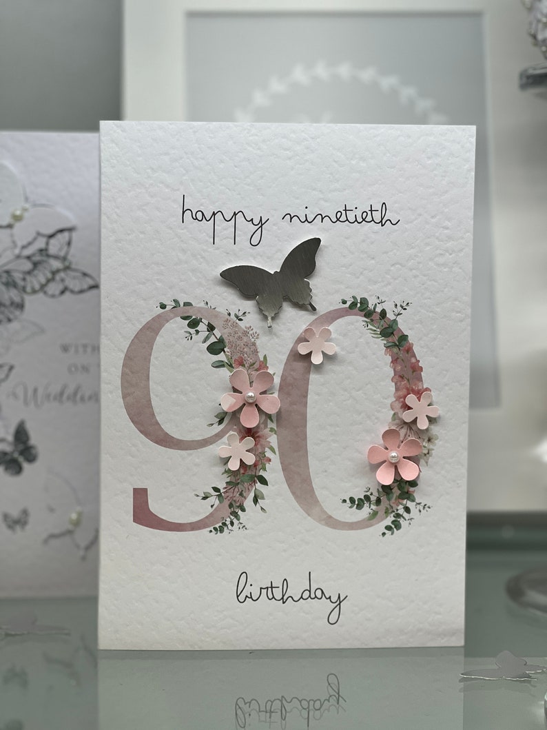 90th Birthday Card Ninetieth Birthday Card 90th Card Happy - Etsy
