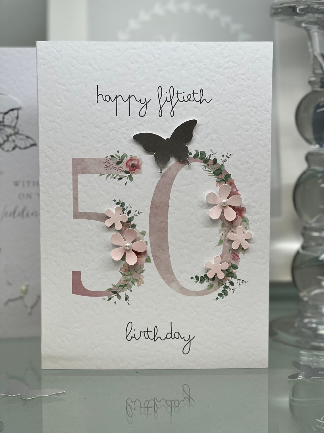 50th Birthday Card Fiftieth Birthday Card 50th Card Happy - Etsy