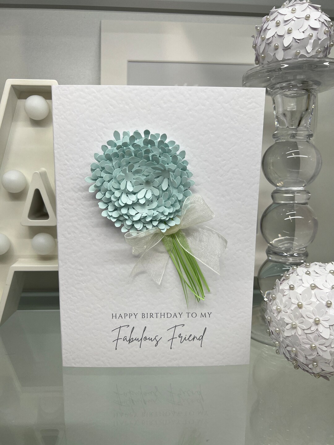 Fabulous Friend Card, 3D Flower, Best Friend Card, Close Friend Card ...