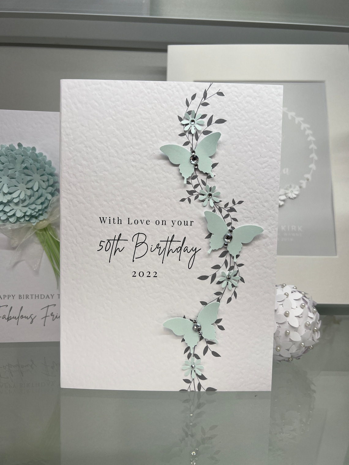 50th Birthday Card Fiftieth Birthday Card 50th Card Happy - Etsy