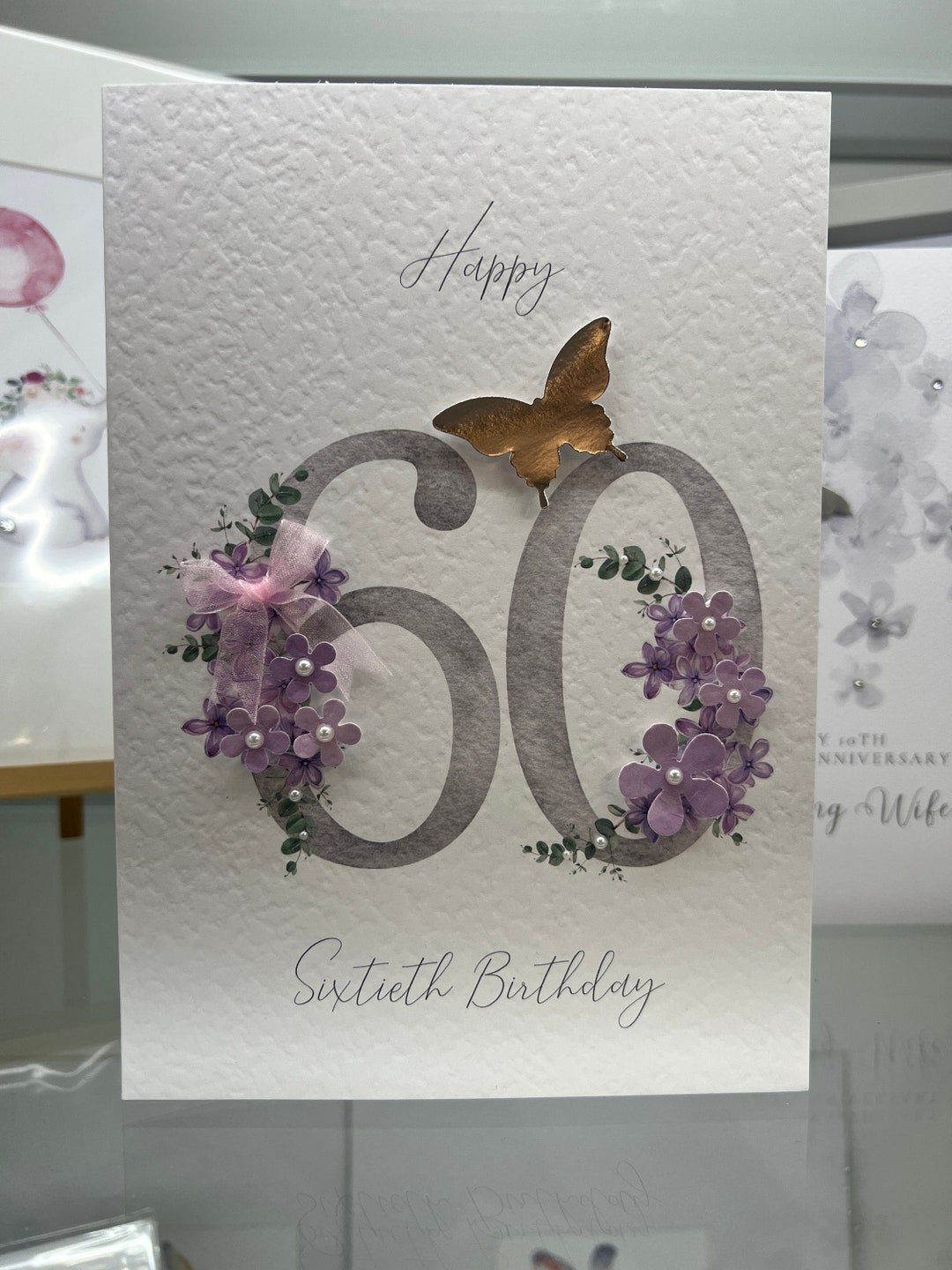 60th Birthday Card, Sixtieth Birthday Card, 60th Card, Happy 60th Card ...