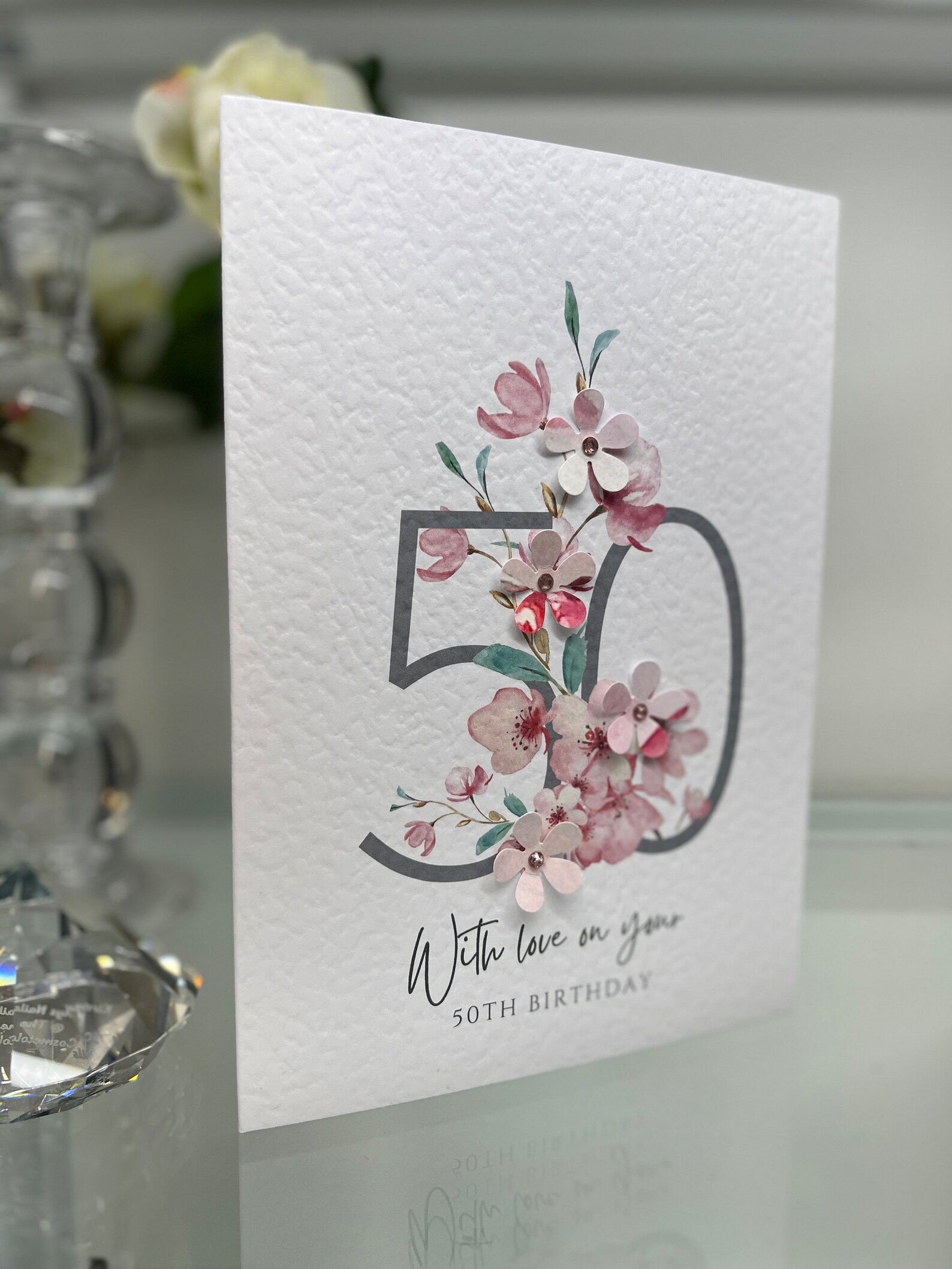 50th Birthday Card Fiftieth Birthday Card 50th Card Happy - Etsy
