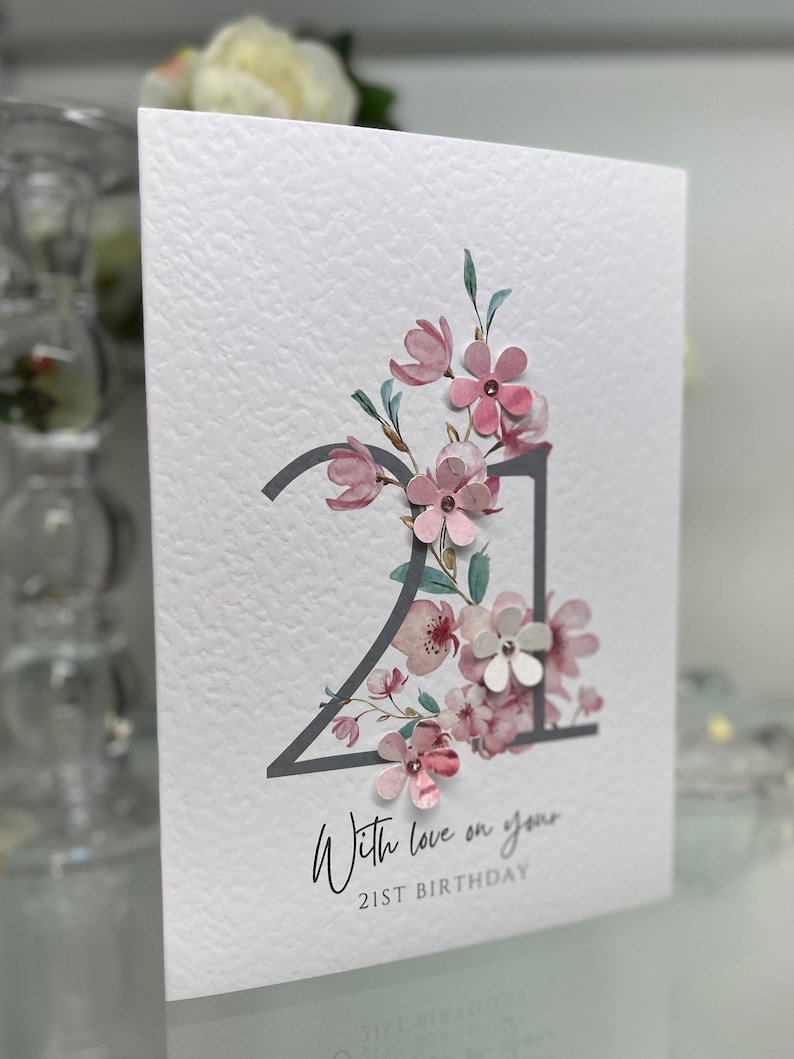 21st Birthday Card Twentyfirst Birthday Card 21st Card - Etsy