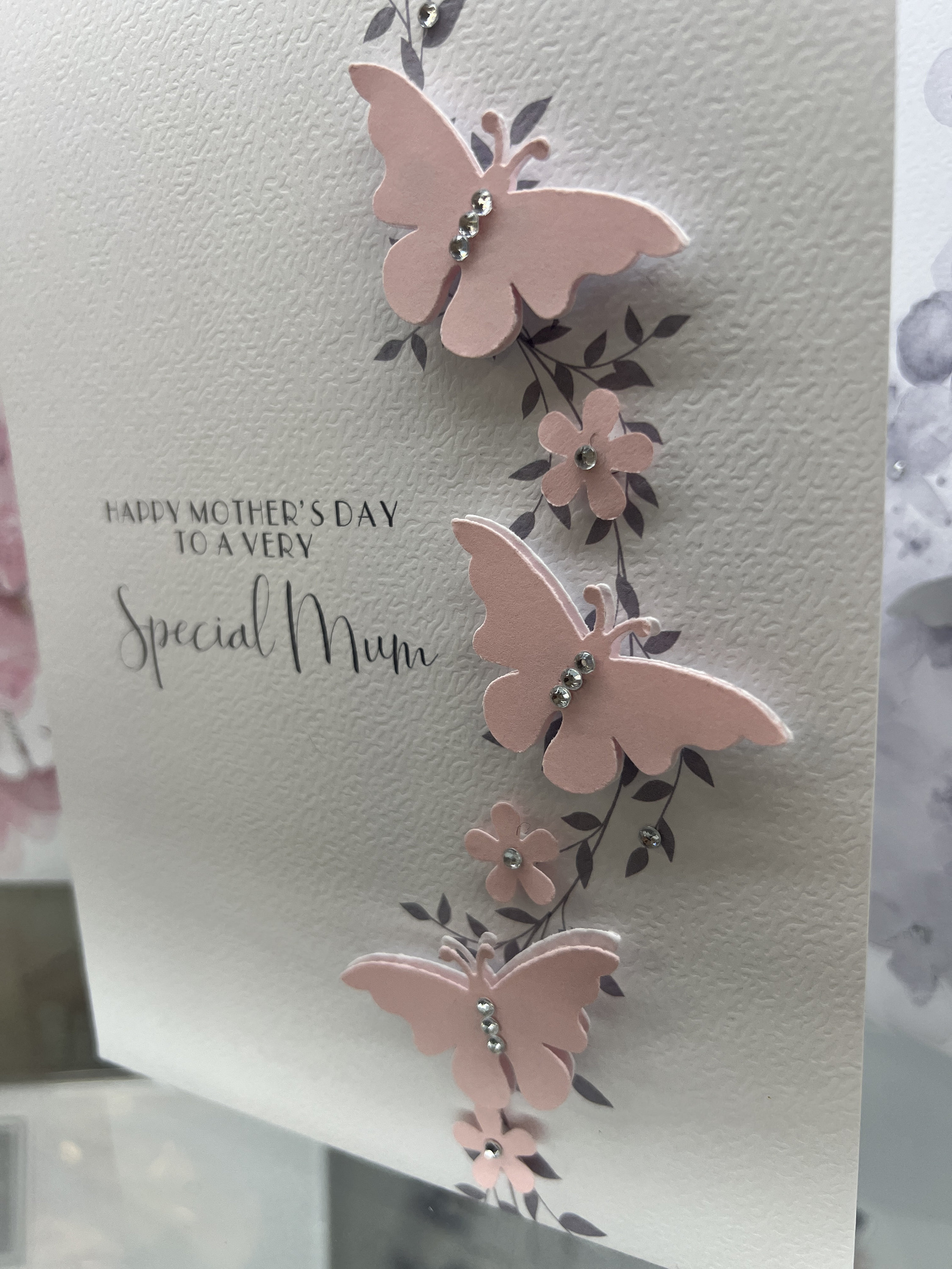 Mother’s Day Card, Handmade 3d Mother’s Day Card, Paper Butterflies ...