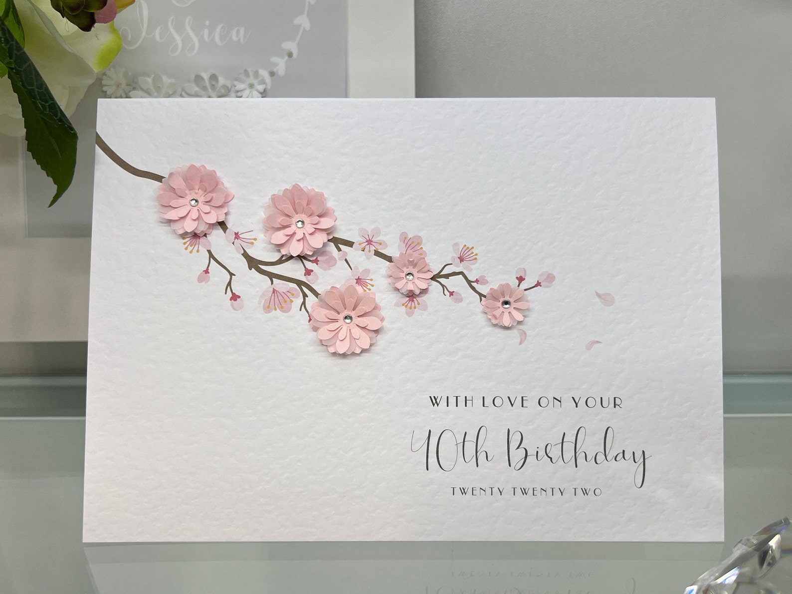 40th Birthday Card Fortieth Birthday Card 40th Card Happy - Etsy