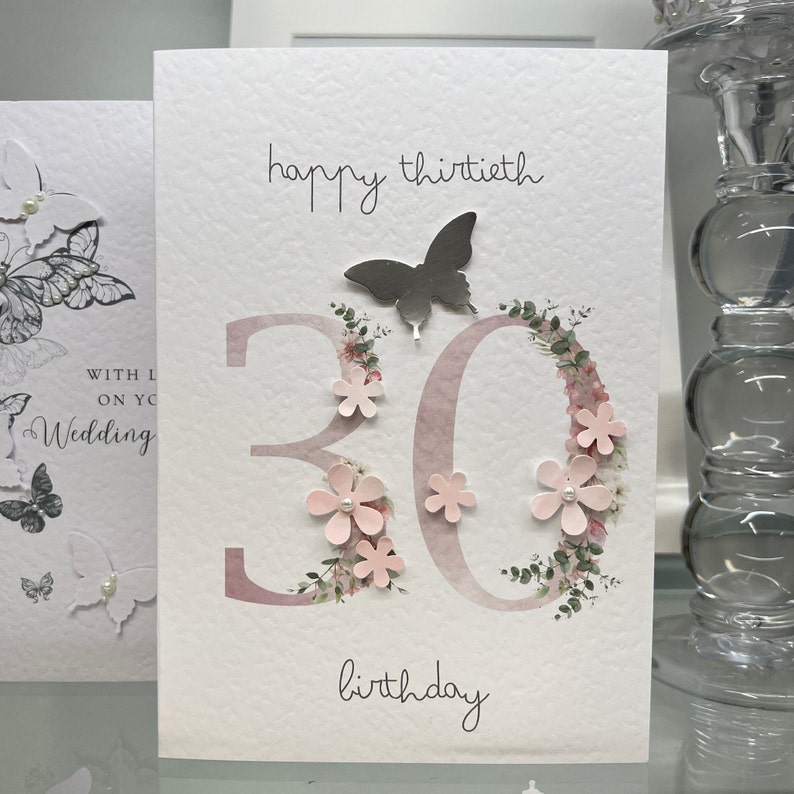 30th Birthday Card Thirtieth Birthday Card 30th Card Happy - Etsy