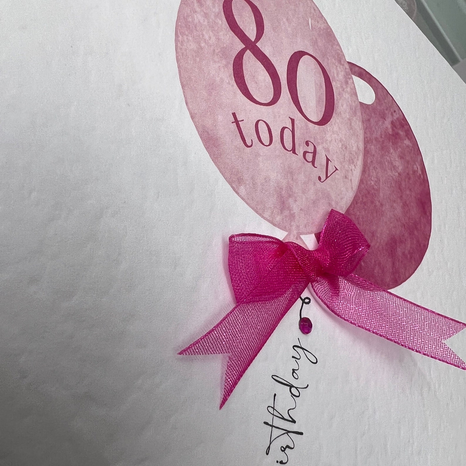 80th Birthday Card, Eightieth Birthday Card, 80th Card, Female 80th ...
