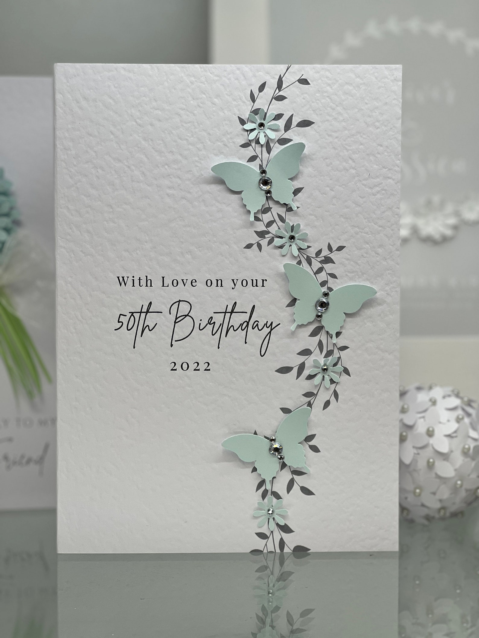 50th Birthday Card Fiftieth Birthday Card 50th Card Happy - Etsy