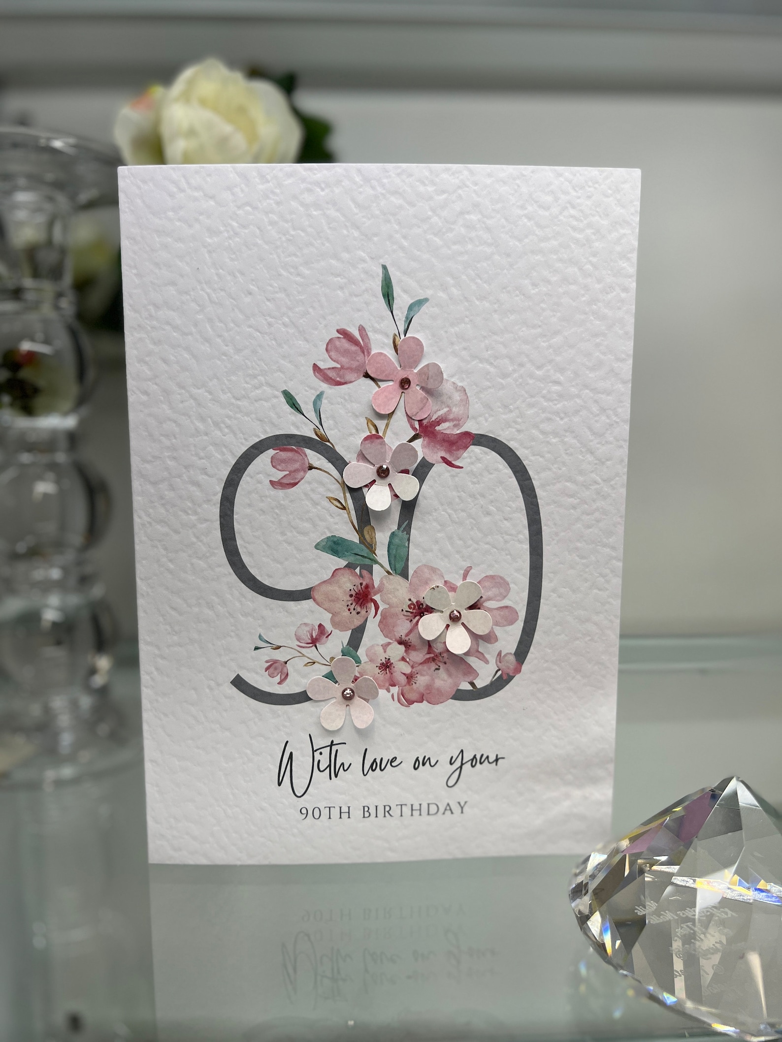 90th Birthday Card Ninetieth Birthday Card 90th Card Happy - Etsy