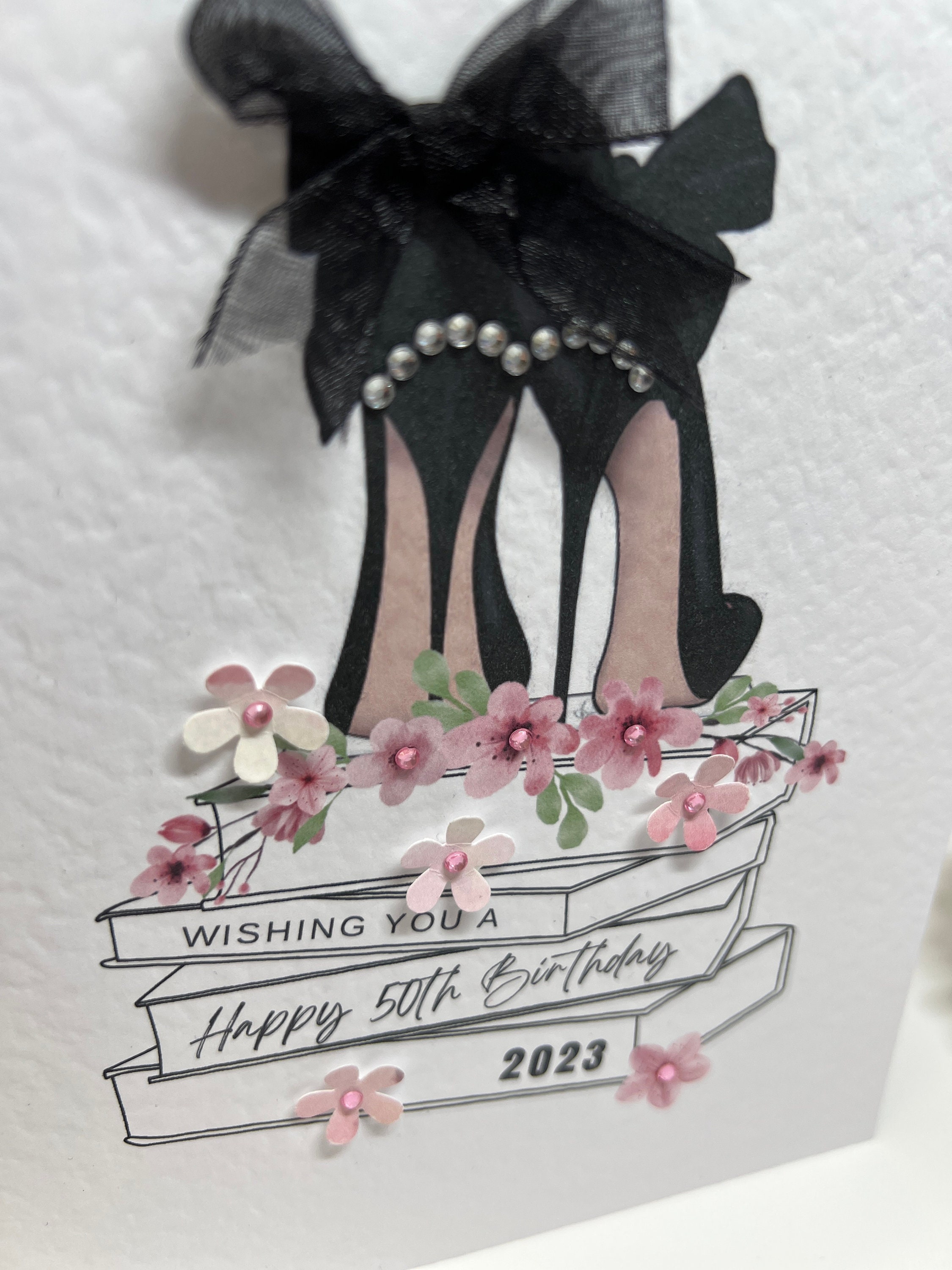 50th Birthday Card 50th Card Fiftieth Birthday Card Happy - Etsy UK