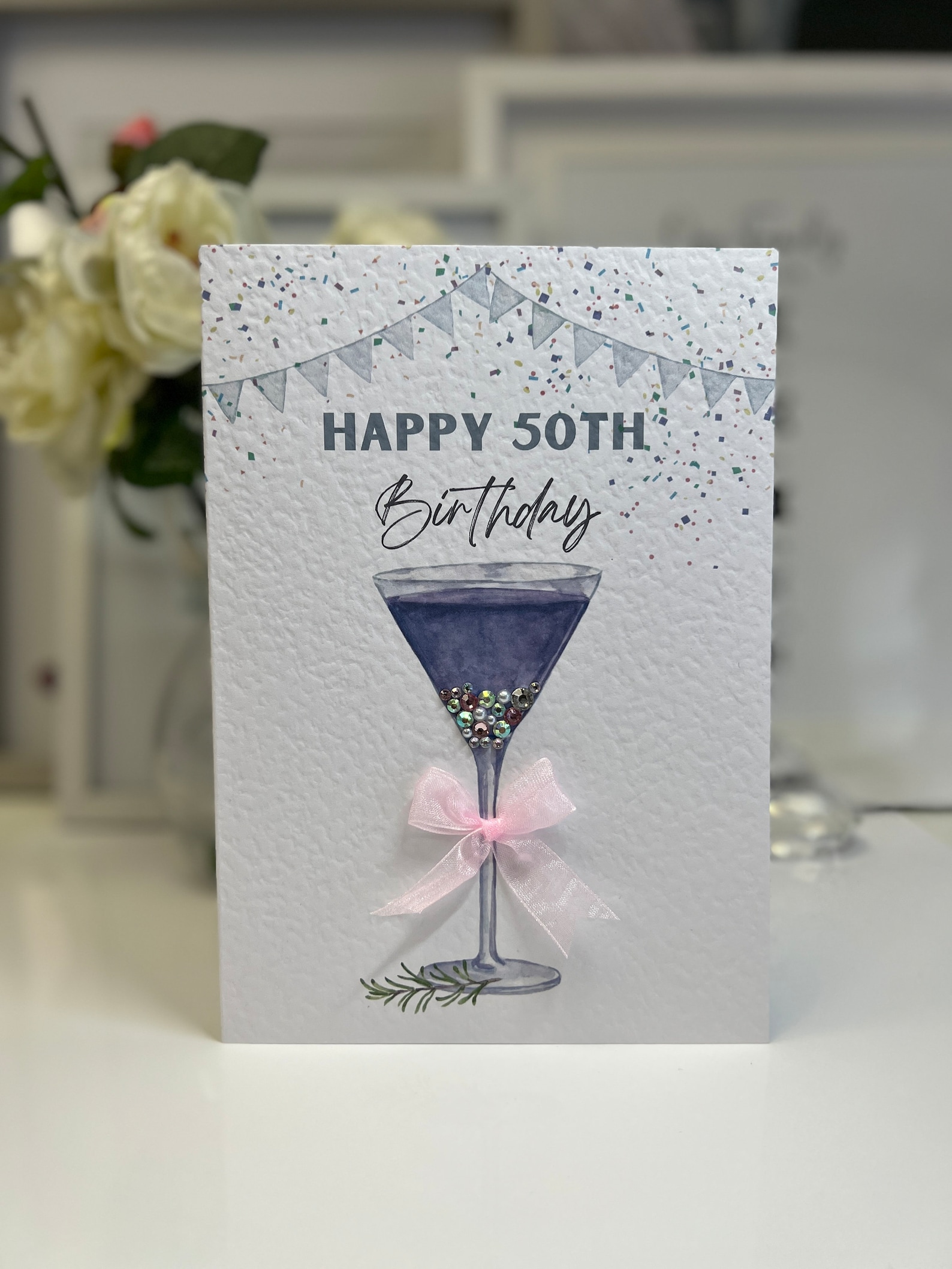 50th Birthday Card Fiftieth Birthday Card 50th Card Happy - Etsy UK