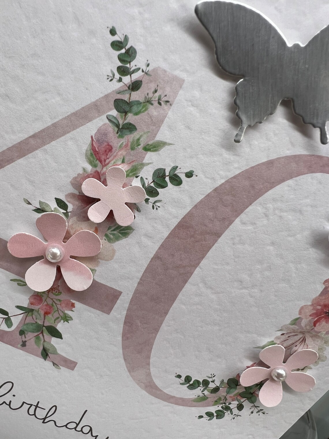 40th Birthday Card Fortieth Birthday Card 40th Card Happy - Etsy