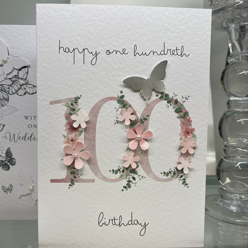 100th Birthday Card - Etsy