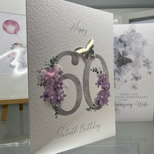 60th Birthday Card, Sixtieth Birthday Card, 60th Card, Happy 60th Card ...