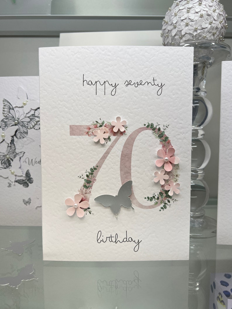 70th Birthday Card Seventieth Birthday Card 70th Card Happy - Etsy UK