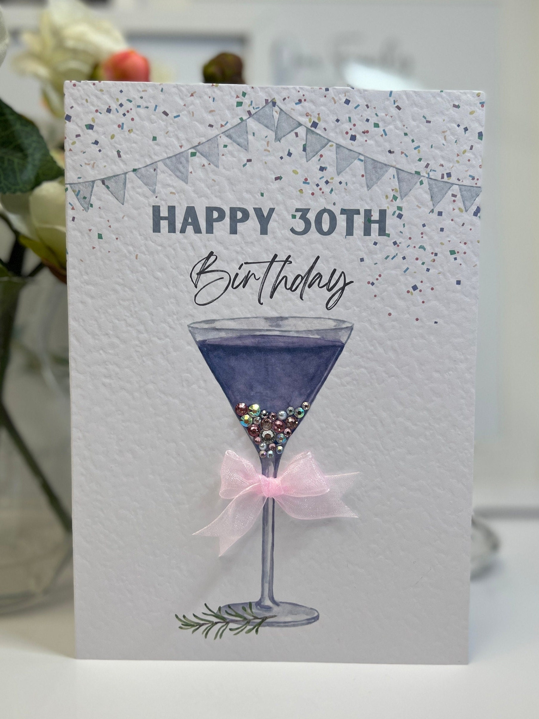30th Birthday Card, Thirtieth Birthday Card, 30th Card, Happy 30th Card ...