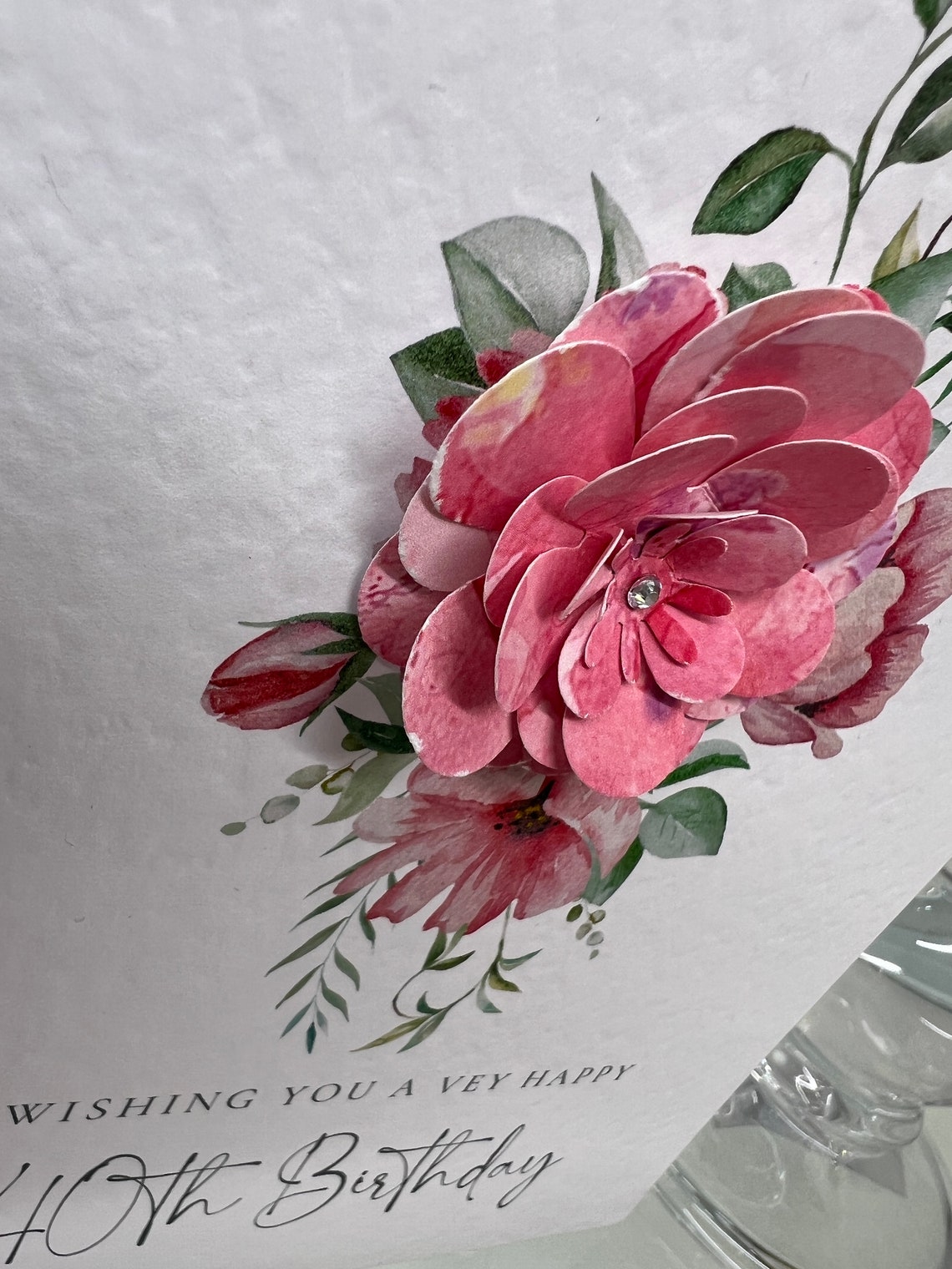 40th Birthday Card Fortieth Birthday Card 40th Card Happy - Etsy UK