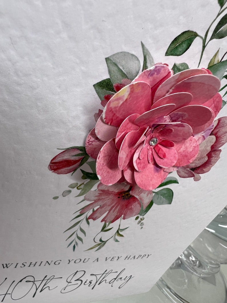 40th Birthday Card Fortieth Birthday Card 40th Card Happy - Etsy UK