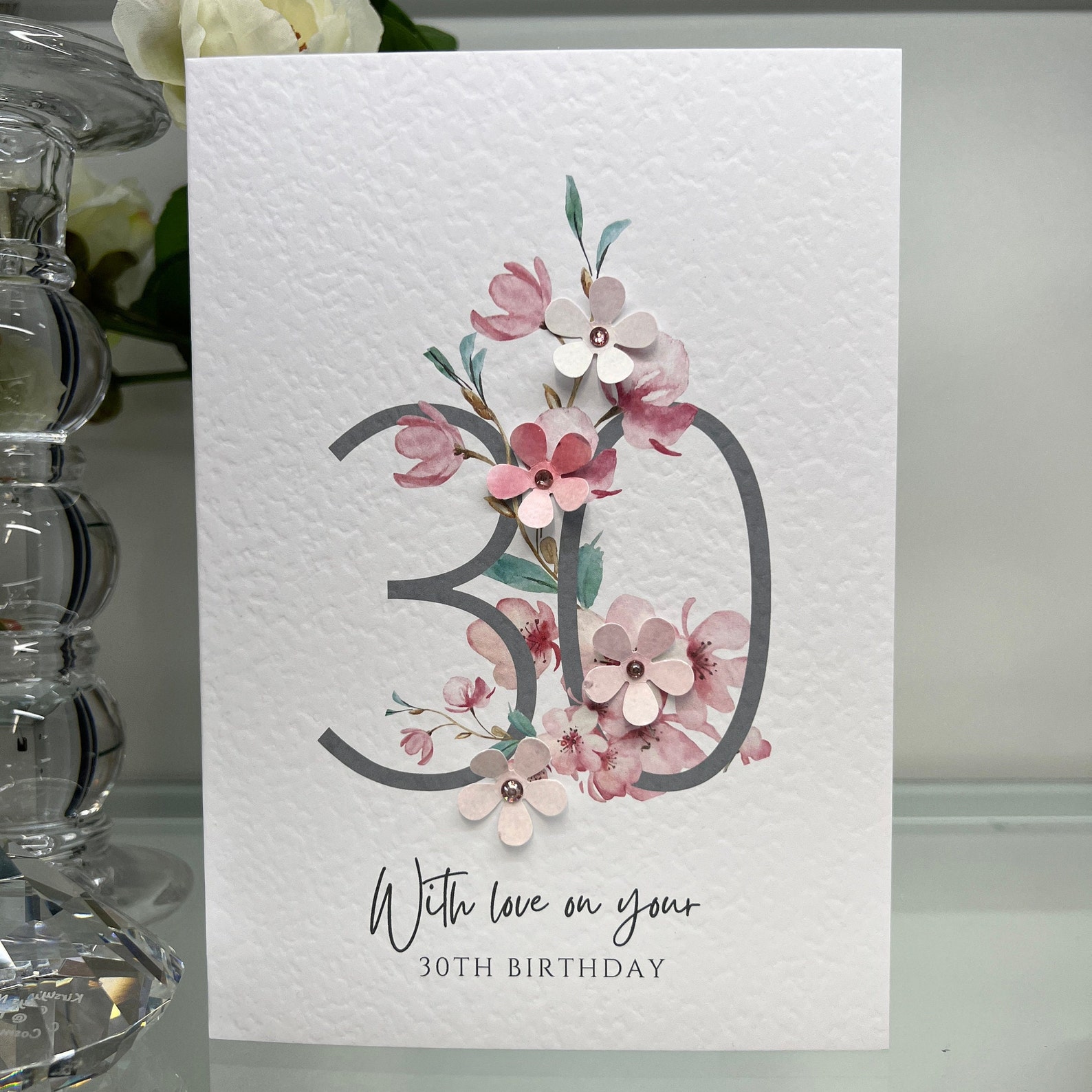 30th Birthday Card Thirtieth Birthday Card 30th Card Happy - Etsy