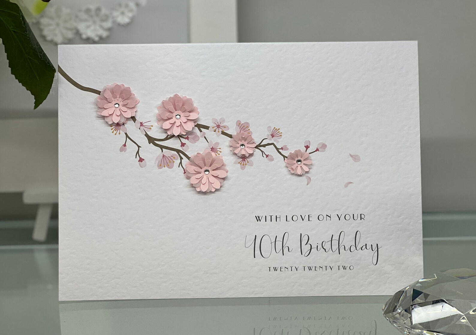 40th Birthday Card Fortieth Birthday Card 40th Card Happy - Etsy