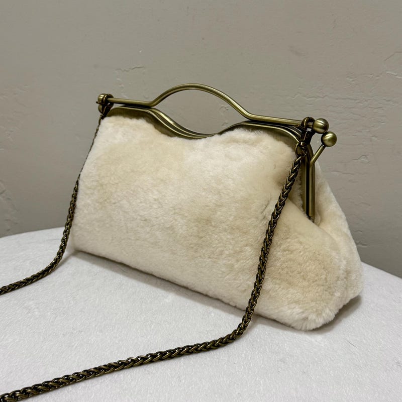 Sheepskin Bag - Etsy